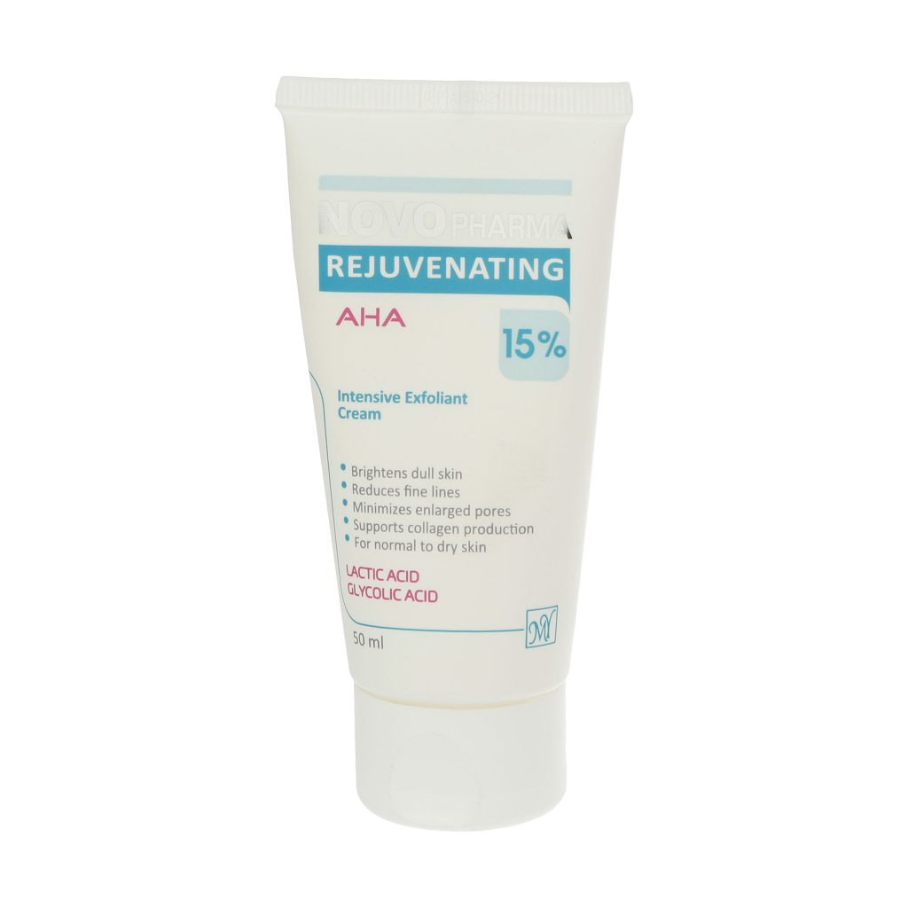 کرم لایه بردار مای سری نووفارما مدل AHA 15 حجم 50 میلی لیتر - جامبو درم